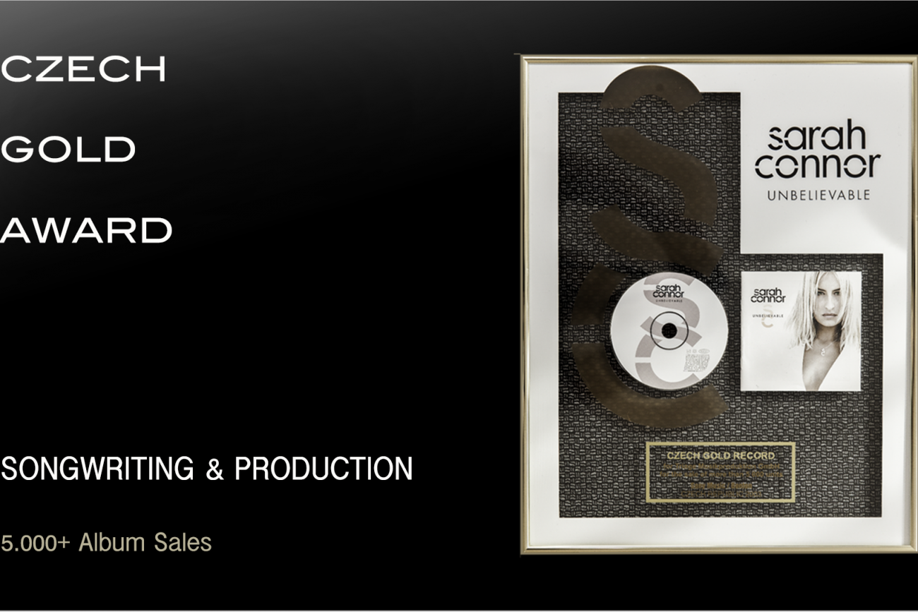 SARAH CONNOR – „Unbelievable“ – Czech Gold Award | TRIPAC mediaworx GmbH